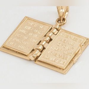 Jewelry | Holy Bible Scripture Testament Gospel Christian Catholic Gold ...